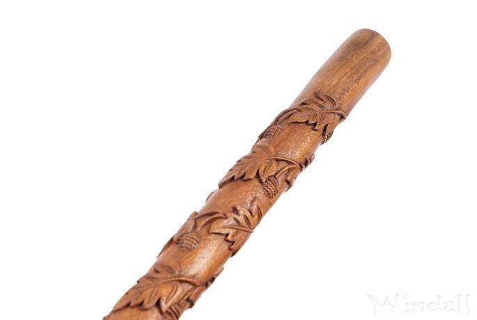 Elfen Wanderstab ~ AYLA ~ 130 cm - Fairy Eichenlaub Ornamente ...